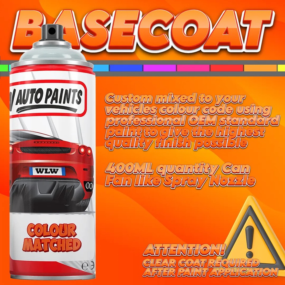400ML AEROSOL for Ford Moondust Silver 2K Acrylic Basecoat Car Paint ...