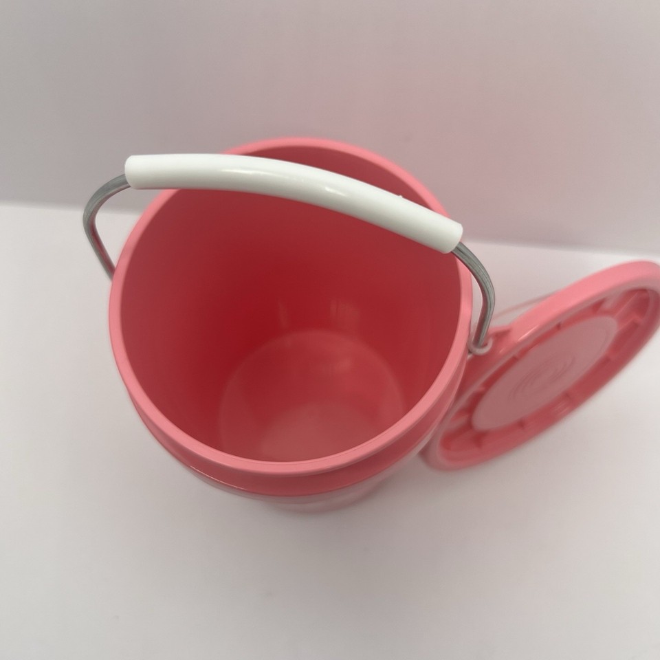 Lowe’s Mini Bucket Pink W/ Lid RARE color READY TO SHIP | eBay UK
