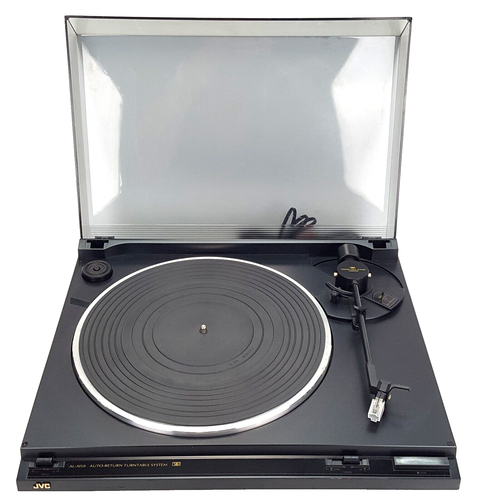 JVC Basic Auto-Return Turntable System AL-A158BKX With Dust Cover and ...