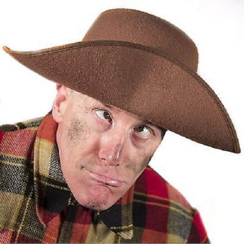 Halloween Costume Men's Mongo Hat Brown G1902 One Size | eBay