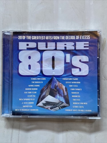 Pure 80’s Music CD 20 Greatest Hits (1999) Duran Duran The Fix Soft ...