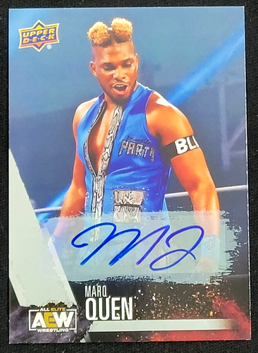 2021 UPPER DECK AEW MARQ QUEN AUTO | eBay