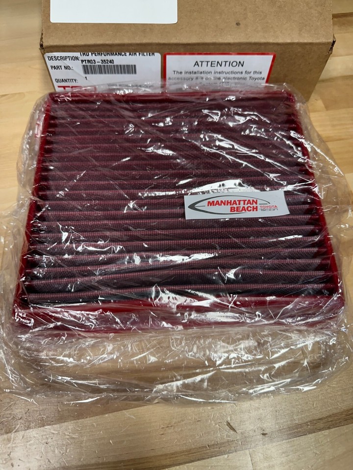 2024-2025 TACOMA TRD PERFORMANCE ENGINE AIR FILTER GENUINE TOYOTA TRD ...
