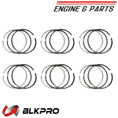 6* PISTON RING SET For 5.9L 3.9L Cummins 4B B5.9 6B 3938177 Case Jcb ...