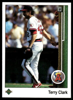 Terry Clark 1989 Upper Deck #234 Rookie California Angels | eBay