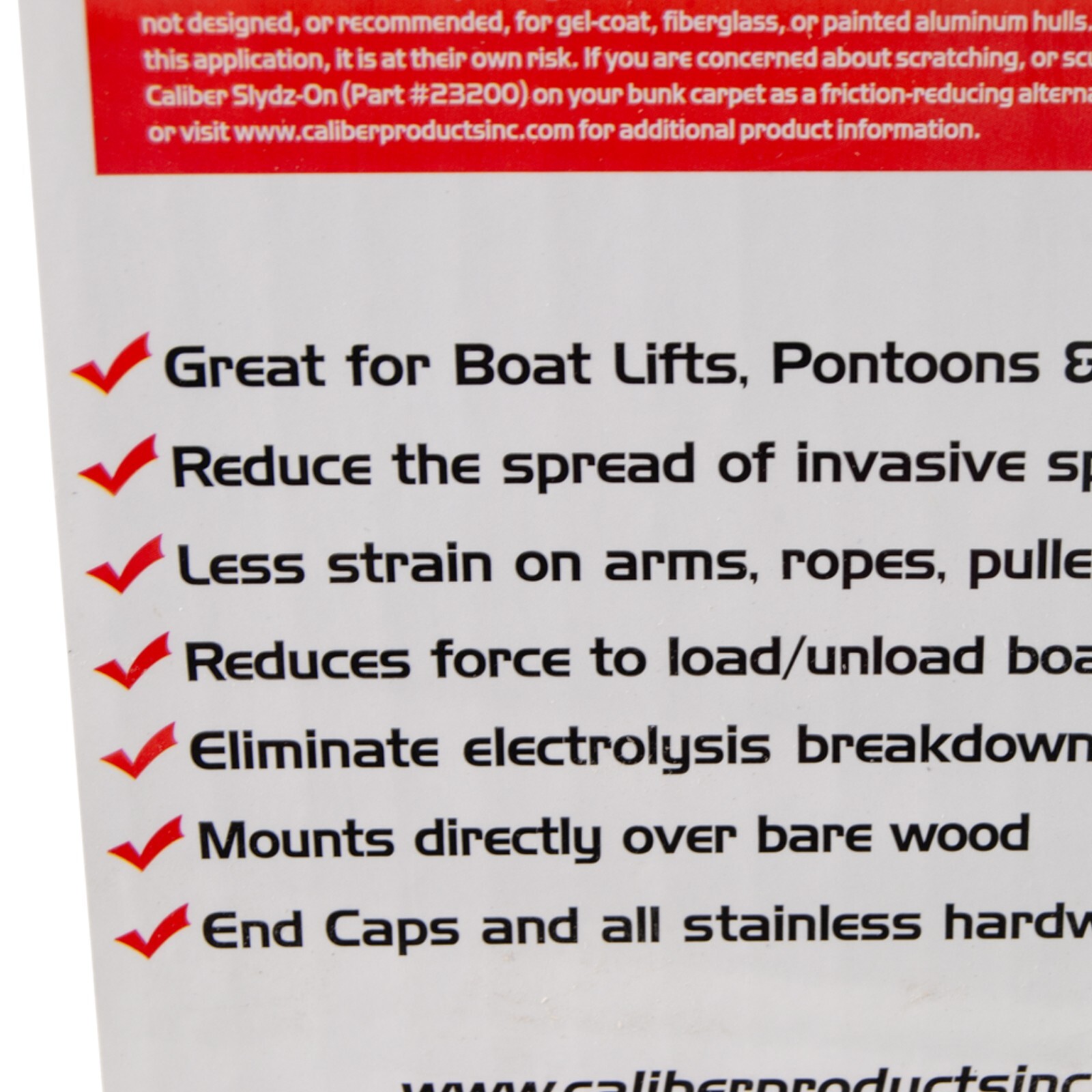 Caliber Black Bunk Wrap Kit for (2) 12 Ft 2 x 4 Bunk Boards on Boat ...