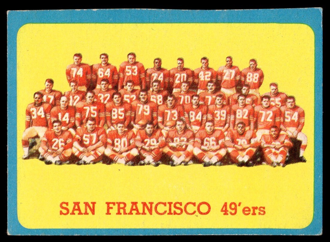 1963 Topps San Francisco 49ers San Francisco 49ers #145 | eBay