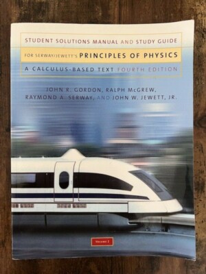 Student Solutions Manual and Study Guide, Volume 2 for Serway/Jewett | eBay