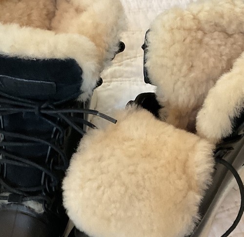 NEW Australia Luxe Collection Rubstep Shearling Boots In Black Size: 37 ...