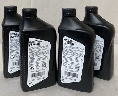4-QTS Honda Pro Honda SAE 20W-50 SJ GN4 4-Stroke Oil OEM #08C35-A251M01 ...