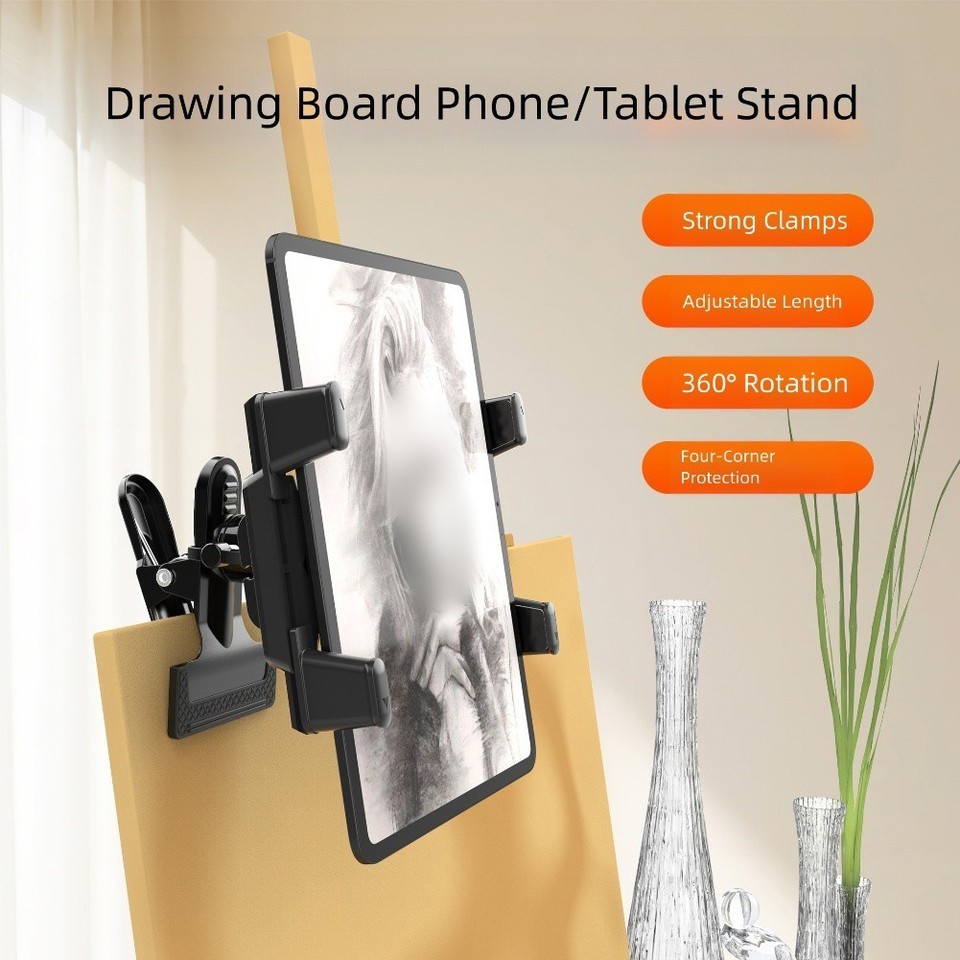 Tablet Mount for Artists with 360 Degree Rotation and Easy Setup for ...