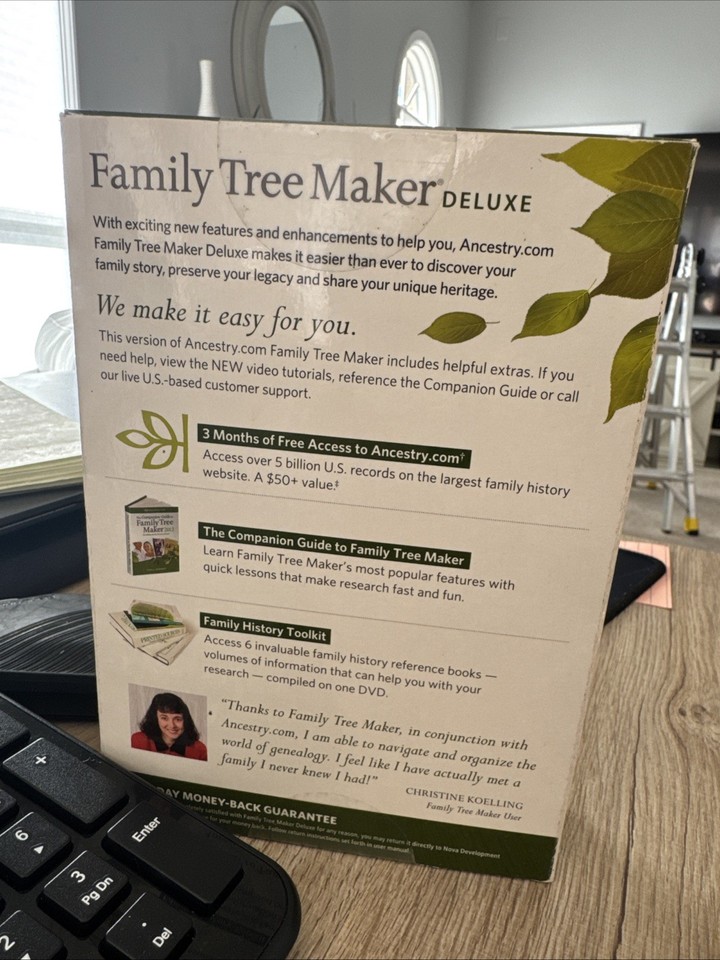 Ancestry Family Tree Maker Deluxe 2012 Family History Software CD NEW ...