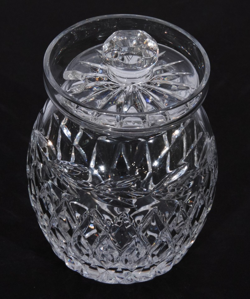 Tyrone Irish Crystal Jelly / Jam / Condiment Jar with Lid Marked 5 ...