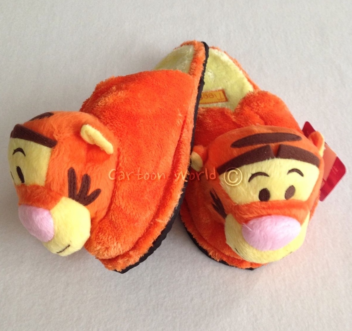 AUTHENTIC Disney Winnie The Pooh Tigger Plush Slippers Shoes Sandal US ...