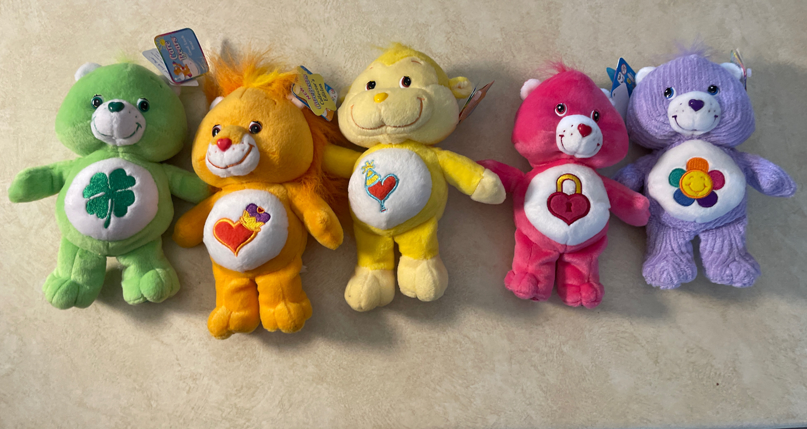 Lot of 5 Care Bears 2003 -04 Collector's Edition Plush Series 2 3 4 | eBay