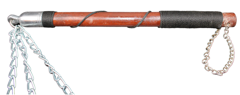 Medieval Warrior 31" Spiked Solid Metal Triple Mace Ball Flail ...