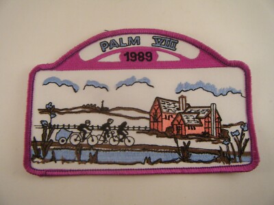 1989 PALM VIII Vintage Patch Michigan Cycling Bicycle Farm Barn Country ...