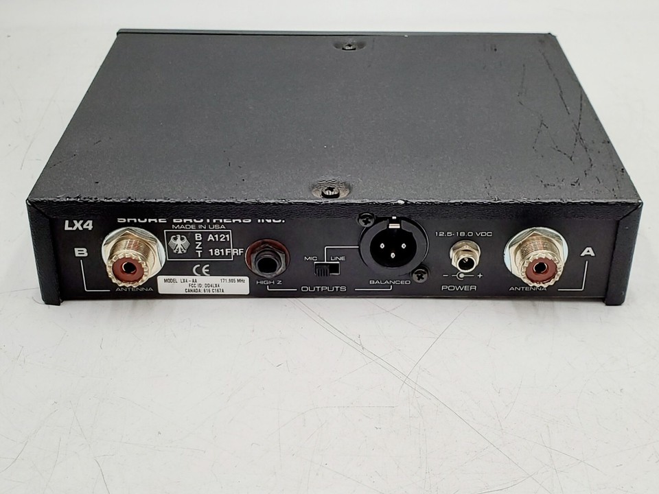 Shure LX4-AA Wireless Receiver | eBay