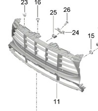 2016 Porsche Macan Sport GTS Design Front Right Bumper Grill Grille ...
