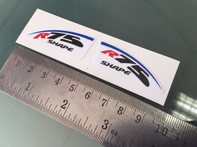 R75 SHAPE VISOR Stickers / Decals For ARAI Helmets (PAIR) | eBay UK