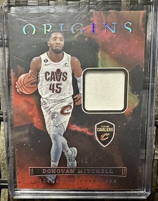 Donovan Mitchell /49 2022-23 Origins NBA Cleveland Cavaliers Relic ...