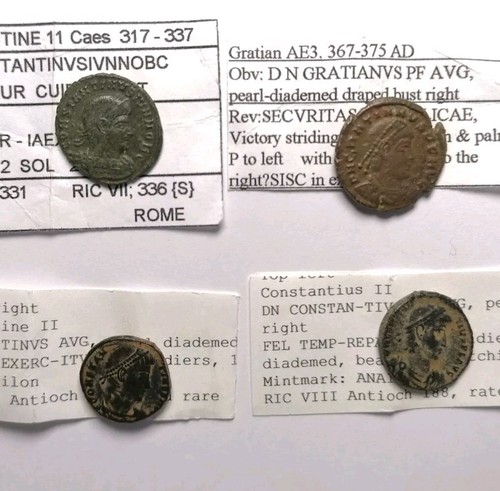 Roman Coins. 4x AE3, Late Empire | eBay Australia
