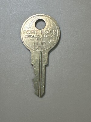 Vintage Factory FORT LOCK Key #158 | eBay