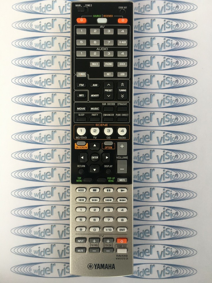 *NEW* Genuine Yamaha AV Receiver Remote Controls - HTR, RX-V and RX-A ...