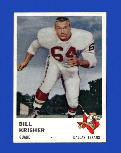 1961 Fleer Set-Break #205 Bill Krisher EX-EXMINT *GMCARDS* | eBay