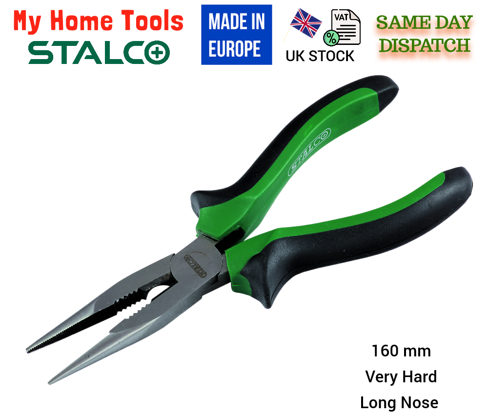 Heavy Duty 160 mm Long Nose Pliers Snipe End Plier Stalco | eBay