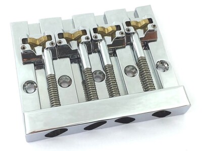 NEW Hipshot Kickass High Mass Bass BRIDGE for Badass Bass Guitar Chrome ...