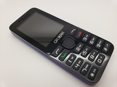 VGC (TESCO NETWORK) Black/Blue Alcatel 2038X Mobile Phone 3UKPOST | eBay UK