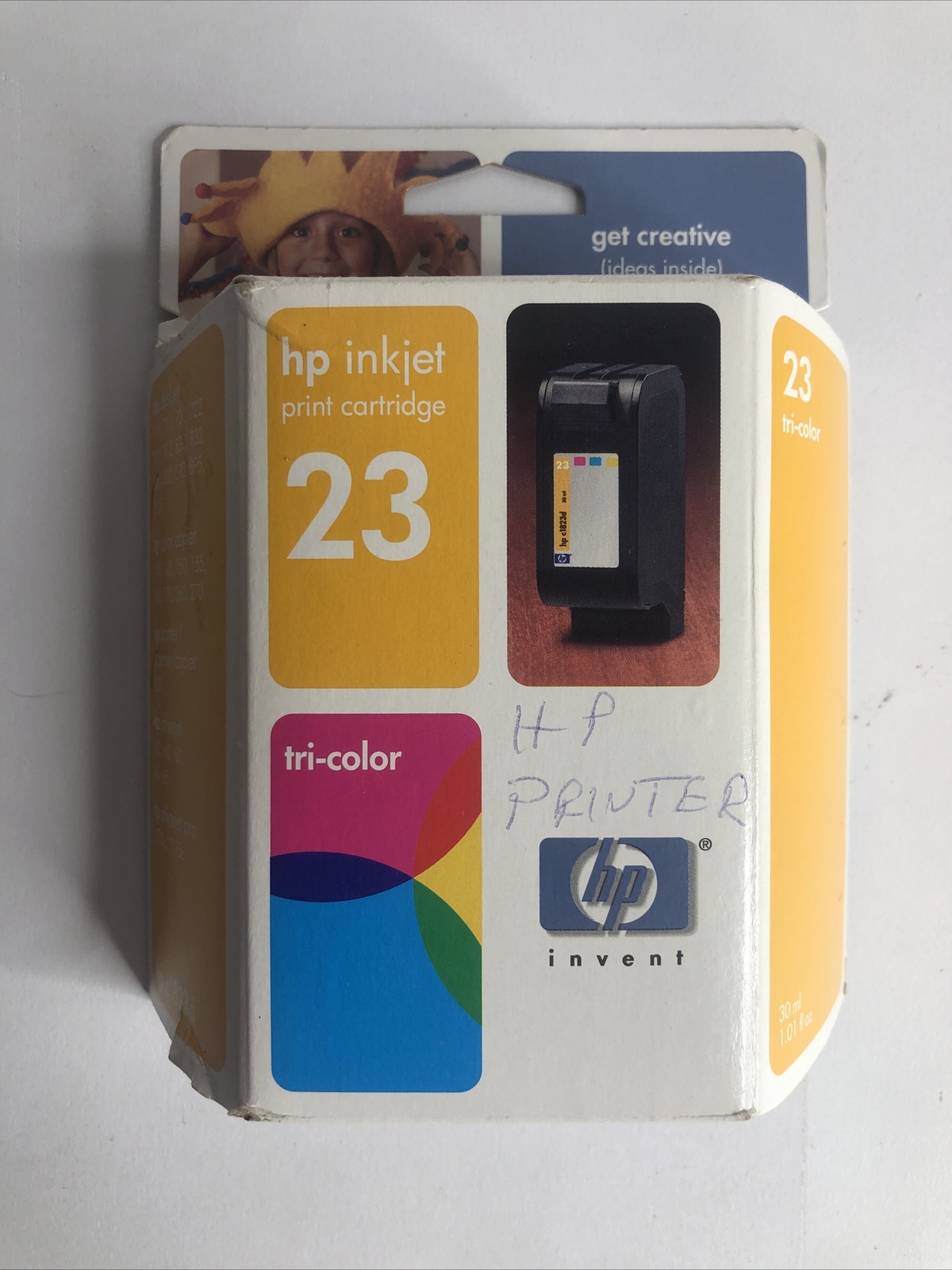 HP Inkjet 23 Tri Color Printer Ink - Print Cartridge In Box - Expired ...