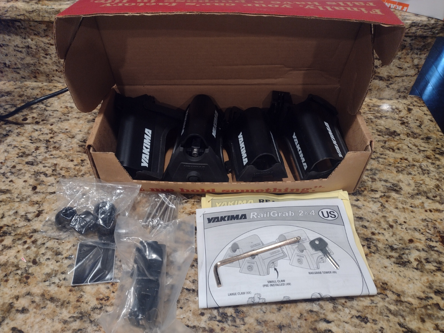 Yakima+Railgrab+Towers+%2300138+Set+of+4 for sale online | eBay