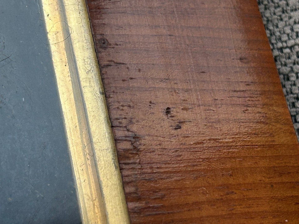 Mid 19th Century Antique Victorian Walnut Veneer Picture Frame rebate ...