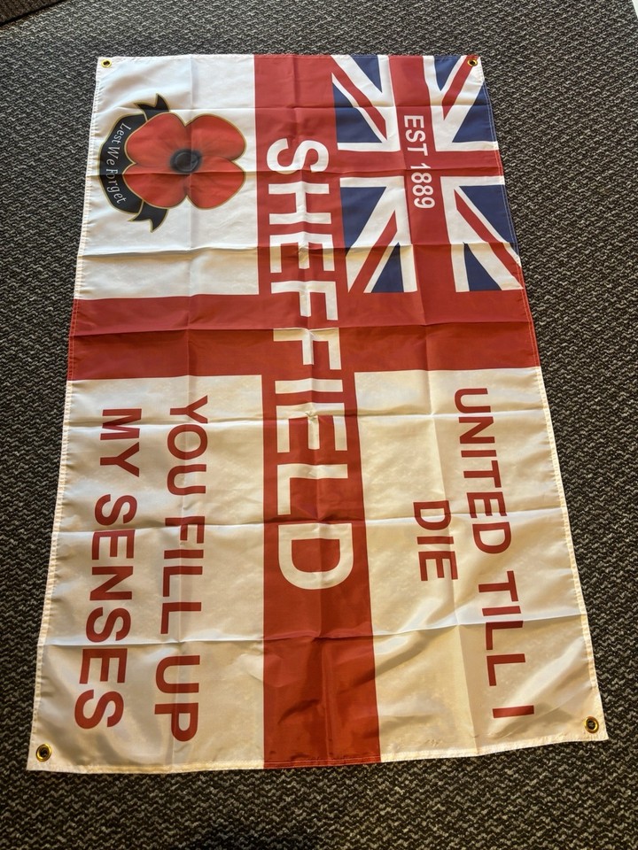 Sheffield United Utd Flag 3ft by 2ft - Sheff Utd Flag Brand New Blades ...