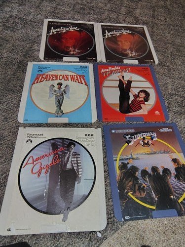 CED Movie Lot Of 6 RCA Selectavision Video Discs | eBay