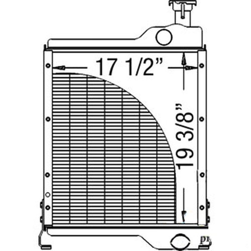 One New Aftermarket Radiator Fits Case IH 585 695 895 885 595 685 ...