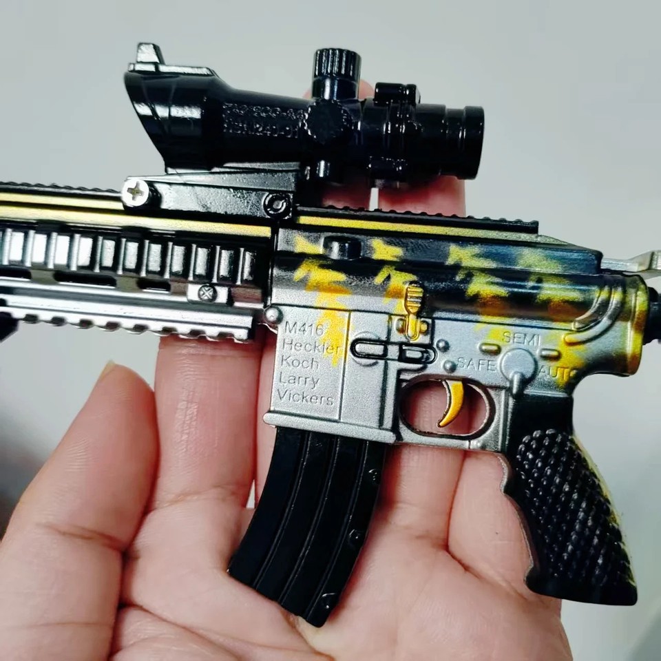 30CM M416 Rifle Model Alloy Mini Pistol Model Weapon Jedi Toy Gun ...