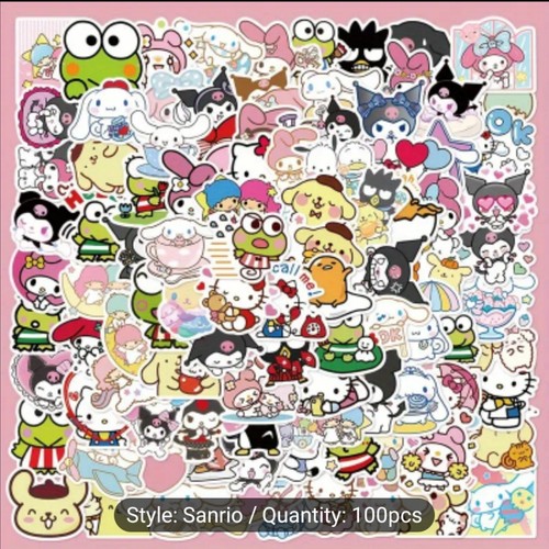 10 PCS Sanrio Characters Hello Kitty And Friends Stickers BRAND NEW | eBay