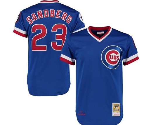 MLB Mitchell & Ness Chicago Cubs #23 Baseball Jersey New Mens Size X ...