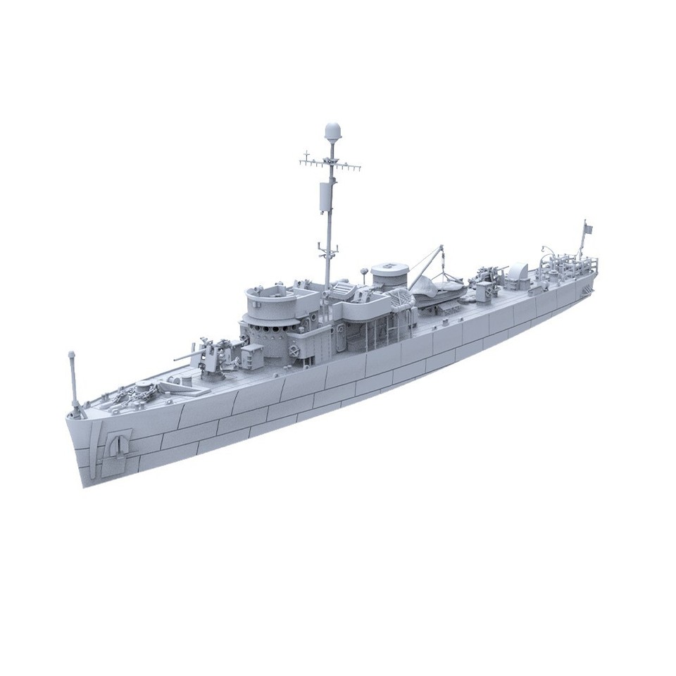 SSMODEL SSC700599 1/700 Military Model Kit USS PC-461 Class Carmi Sub ...