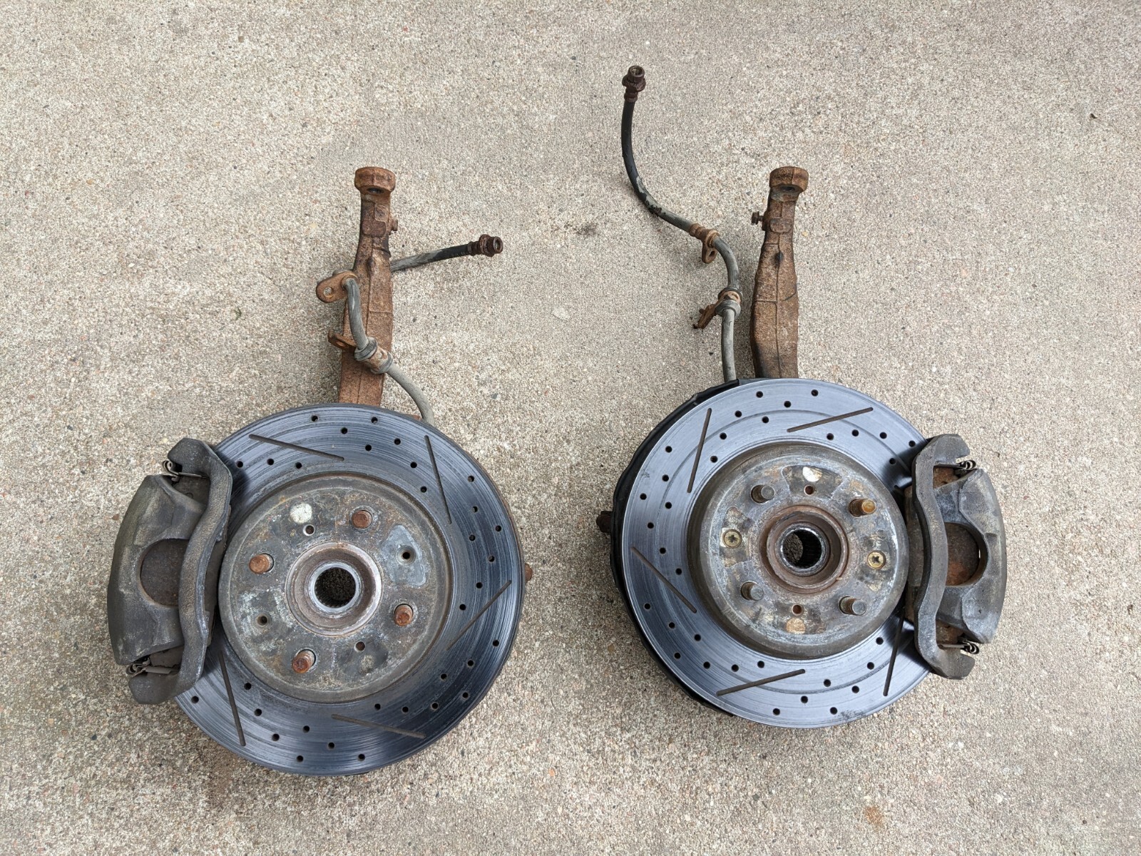 1990-01 INTEGRA CIVIC DEL SOL CRX FRONT DISC BRAKE CONVERSION KIT ...