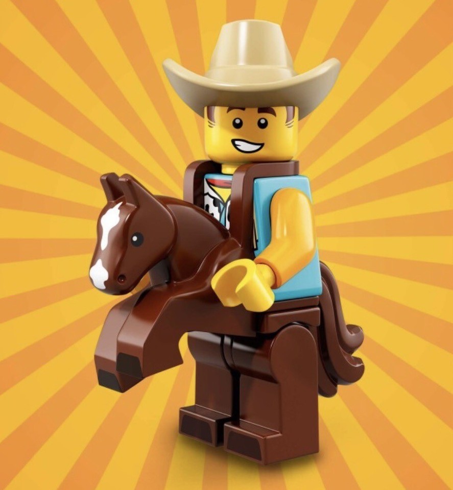 LEGO CMF MINIFIGURE- (71021) - SERIES 18 - COWBOY COSTUME GUY | eBay