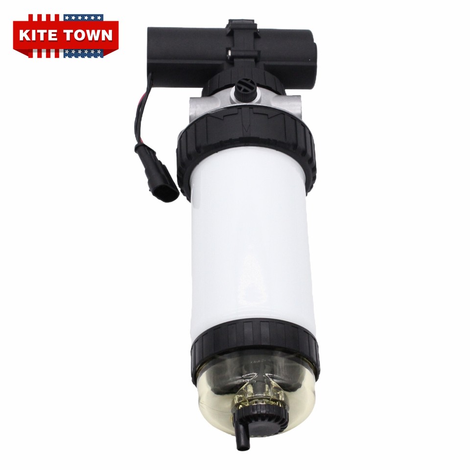 Electric Fuel Pump & Filter For Ford New Holland LS180 LS190 LX865 ...