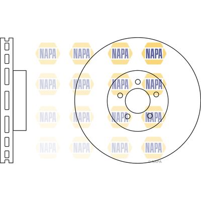 2x Brake Discs Vented For Jaguar S-Type R4.2 V8 Napa Proformer Front ...
