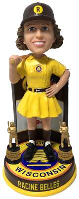 Racine Belles Champions Bobblehead AAGPBL Baseball | eBay