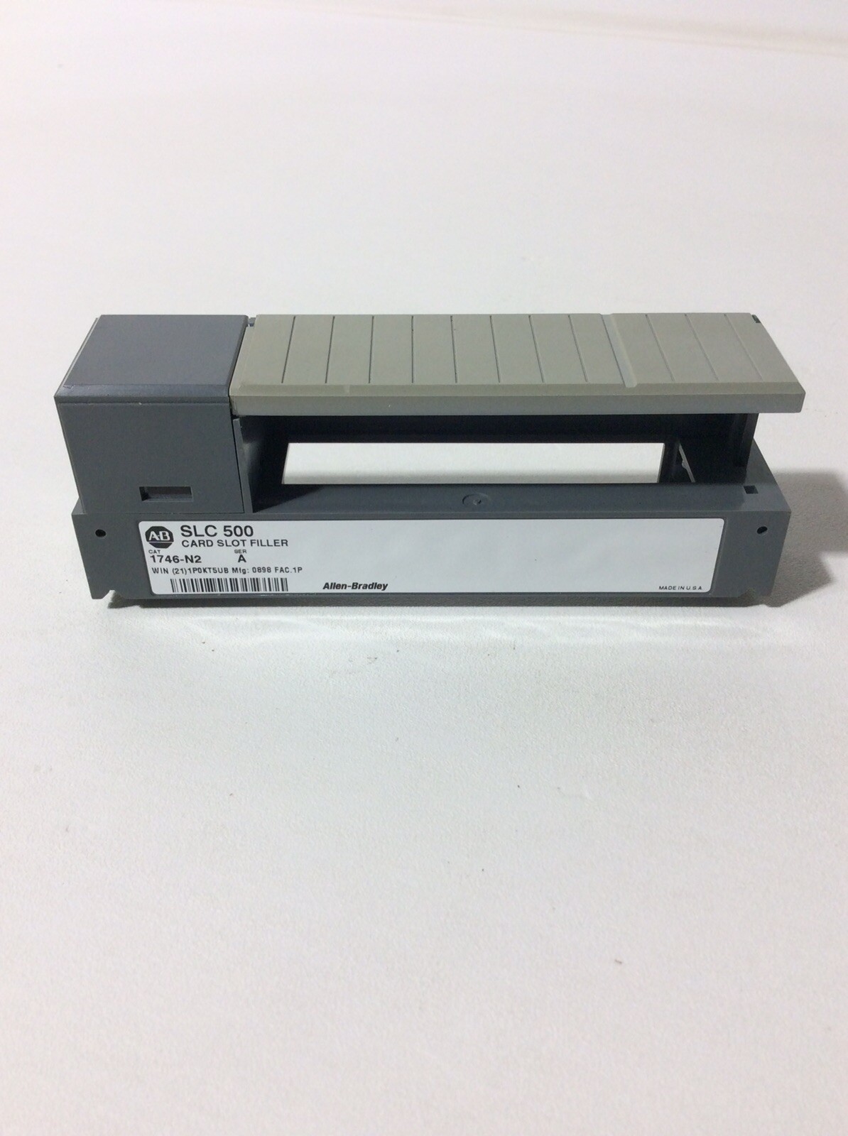 Allen Bradley 1746-N2 Ser. A PLC Module Card Slot Filler SLC 500 Open ...