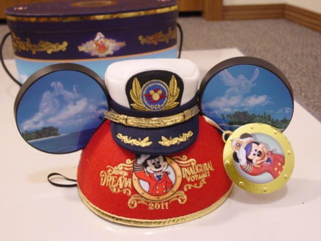 Disney Dream Inaugural Voyages 2011 - Mickey Captain Ear Hat 465/1250 ...