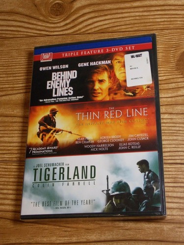 Behind Enemy Lines/Thin Red Line/Tigerland (DVD, 2012, 3-Disc Set) for ...